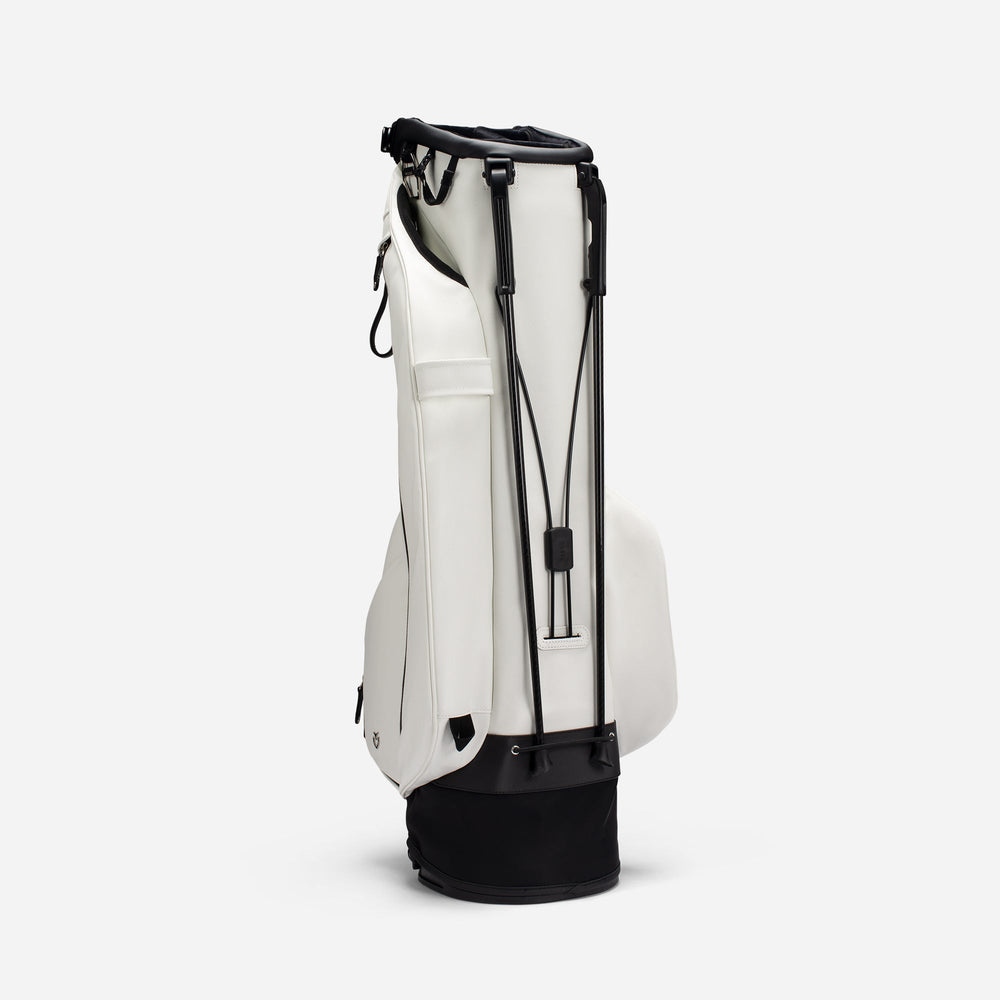 Lux Stand in Crosshatch White